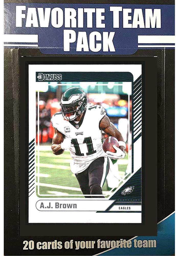 Philadelphia Eagles GREEN 20 Pack Football Cards - 851659151