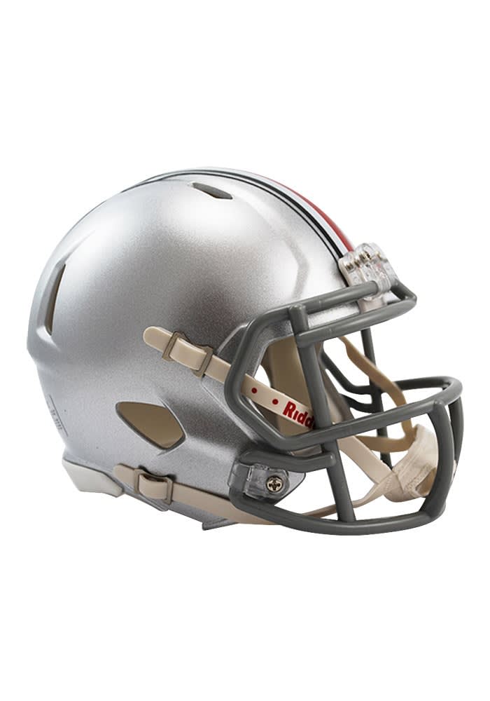 Ohio State Buckeyes SILVER Silver Speed Mini Helmet - 8560060