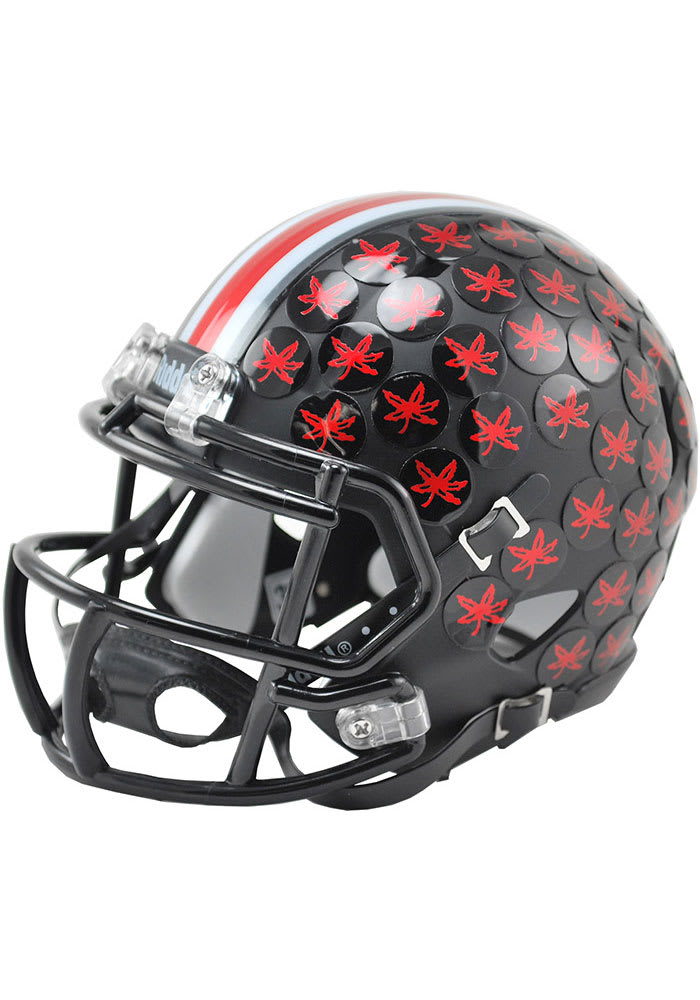 Ohio State Buckeyes BLACK Black Alt Speed Mini Helmet - 8560428