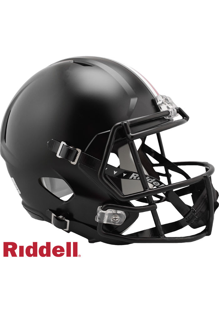 Ohio State Buckeyes BLACK Black Alt Speed Full Size Football Helmet ...