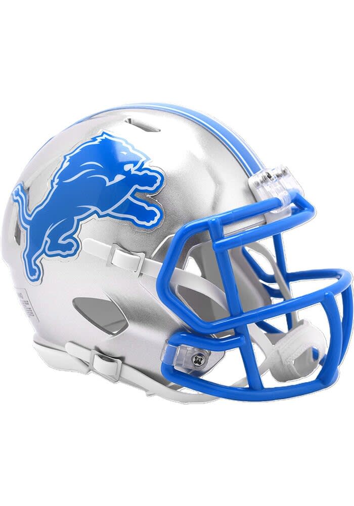 Detroit Lions BLUE 24 Primary Speed Replica Mini Helmet - 8560550
