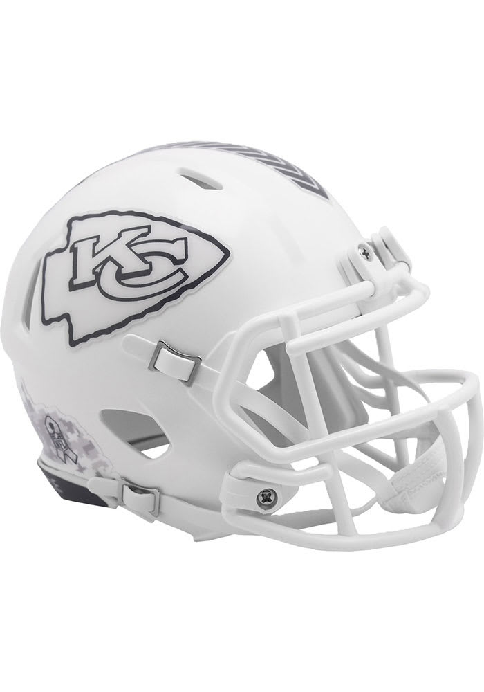 Kansas City Chiefs White 2024 Salute to Service Mini Helmet - 8560566