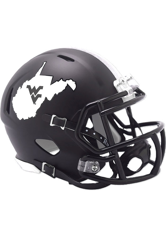 West Virginia Mountaineers BLACK Coal Rush Mini Helmet - 8560593