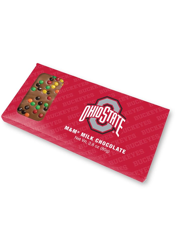 Ohio State Buckeyes Red Window Milk Chocolate w/ M&M's Candy - 8577042