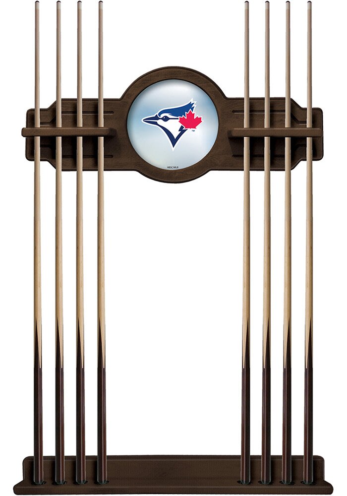 Toronto Blue Jays Solid Wood Cue Rack Pool Table BROWN - 8579160