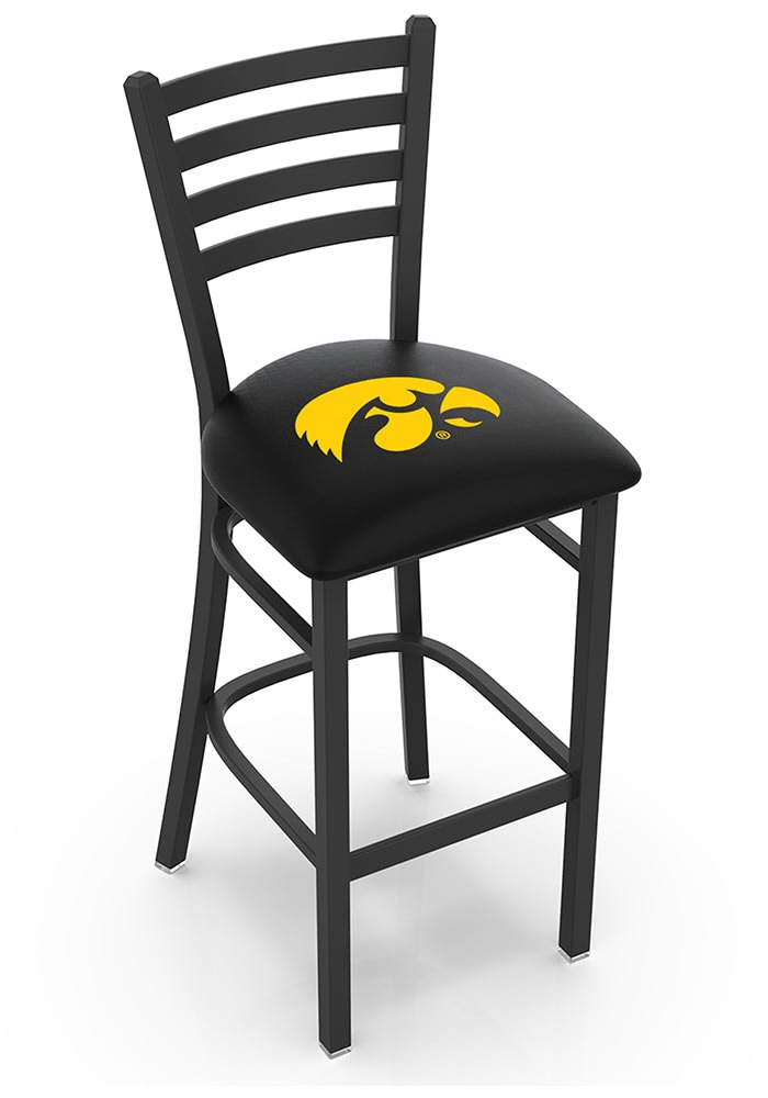 Iowa Hawkeyes BLACK Stationary Pub Stool - 86152977