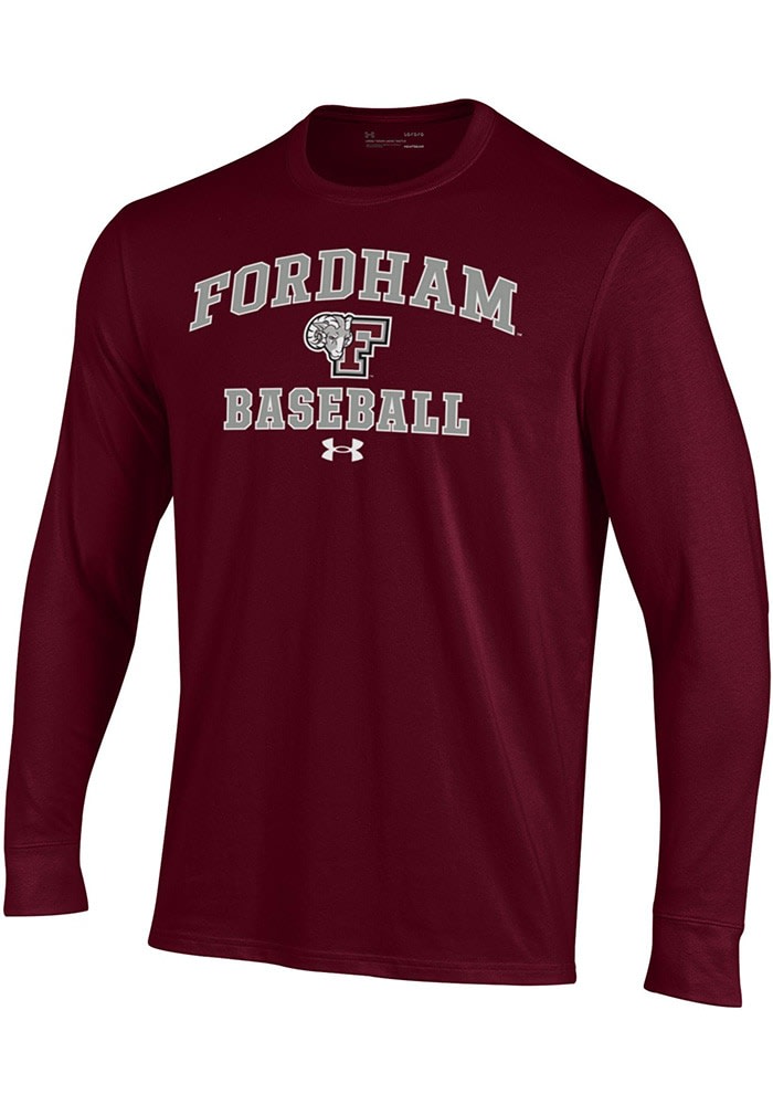 Under Armour Fordham Rams Baseball Performance Long Sleeve T Shirt ...