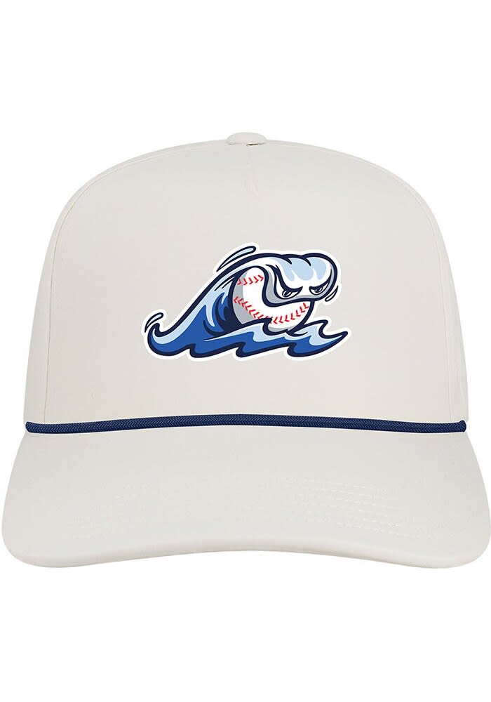 West Michigan Whitecaps White Caddy 5-Panel Rope Adjustable Hat - 86544076
