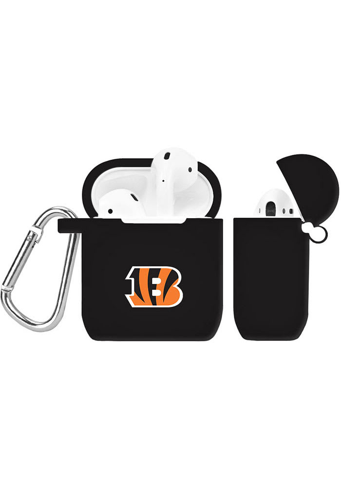 Cincinnati Bengals BLACK Silicone AirPod Keychain - 86950080