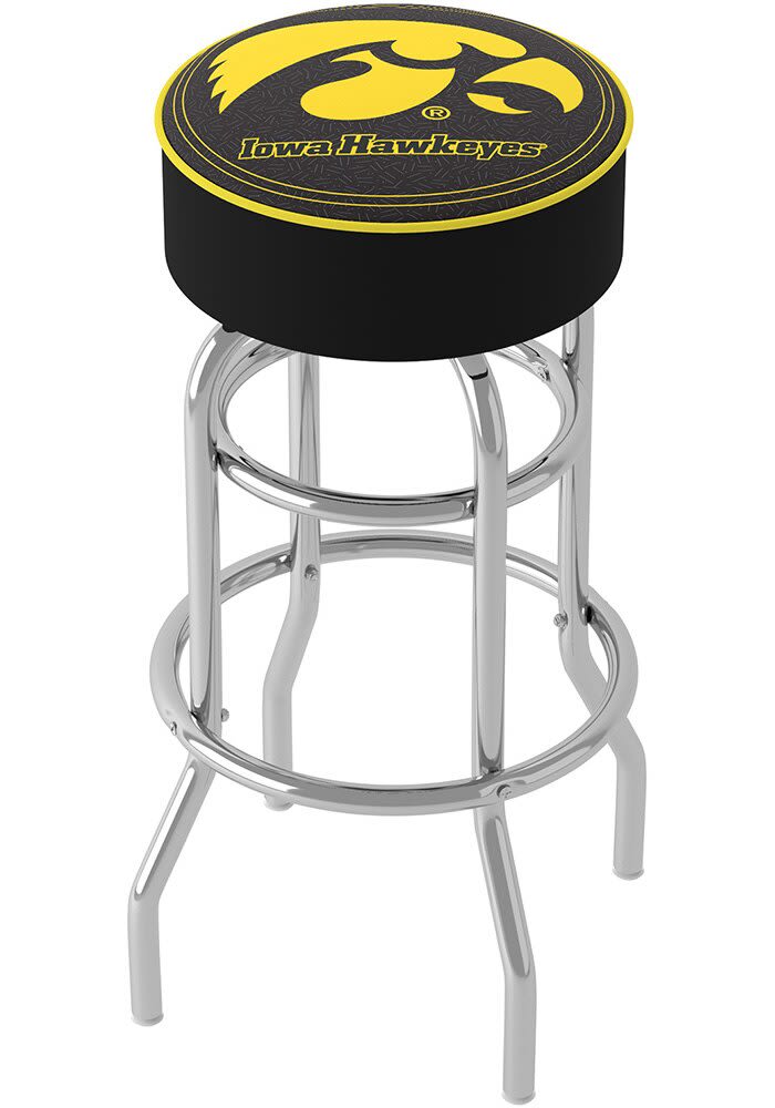 Iowa Hawkeyes YELLOW Foam Padded Pub Stool - 87230205