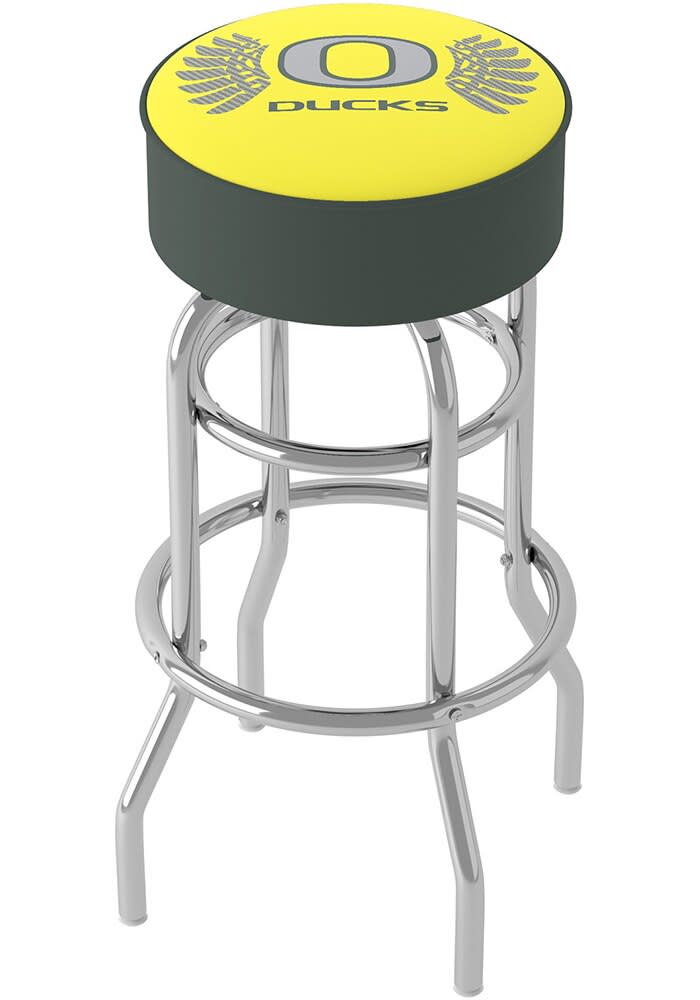 Oregon Ducks YELLOW Wings Foam Padded Pub Stool - 87230213
