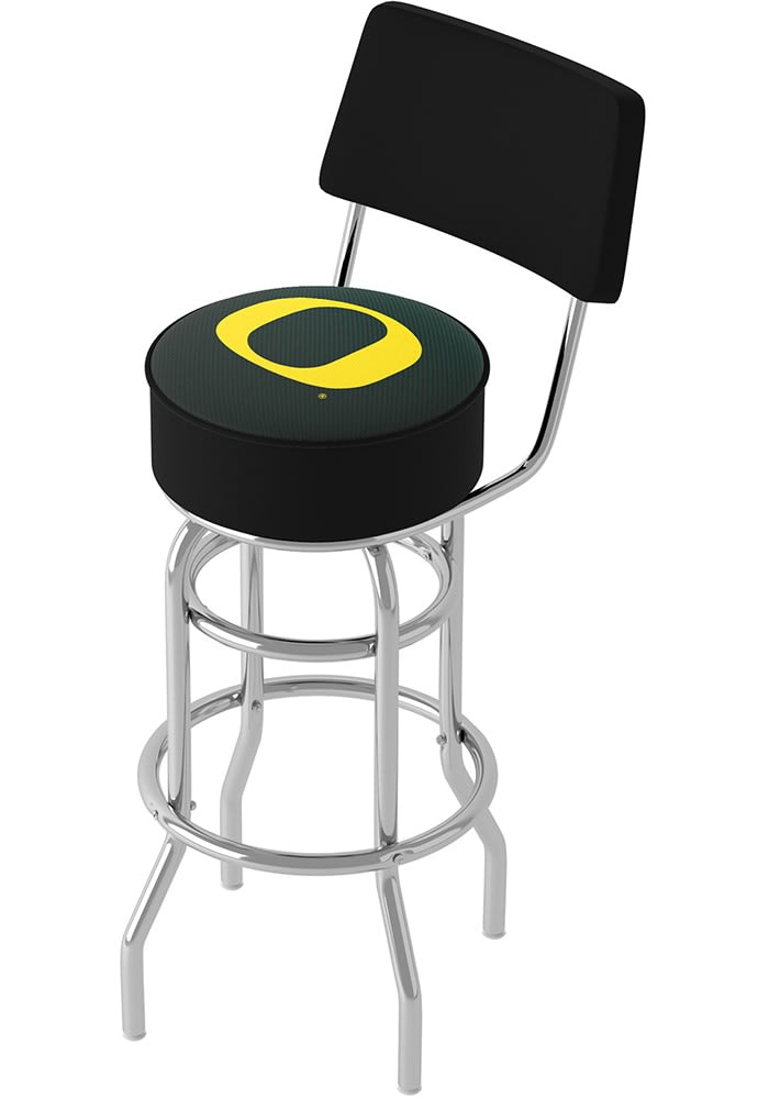 Oregon Ducks YELLOW Carbon Fiber Padded Pub Stool - 87230223