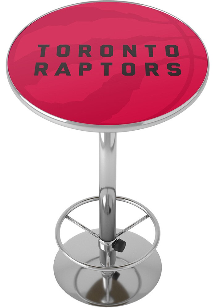 Toronto Raptors Fade Acrylic Top RED Pub Table - 87230483