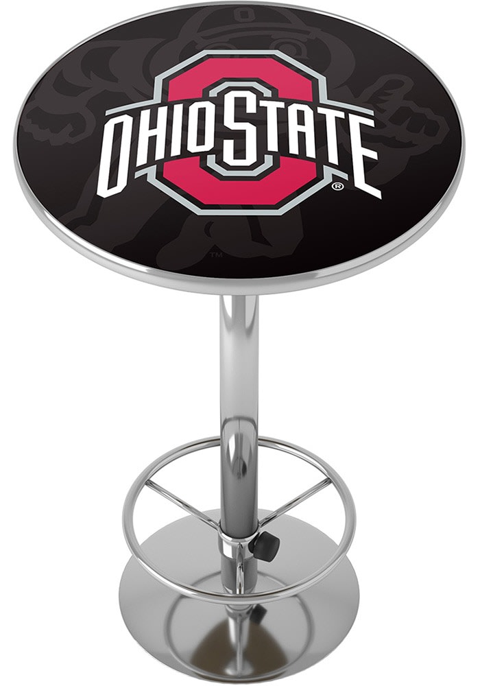 Ohio State Buckeyes RED Fade Acrylic Top Pub Table