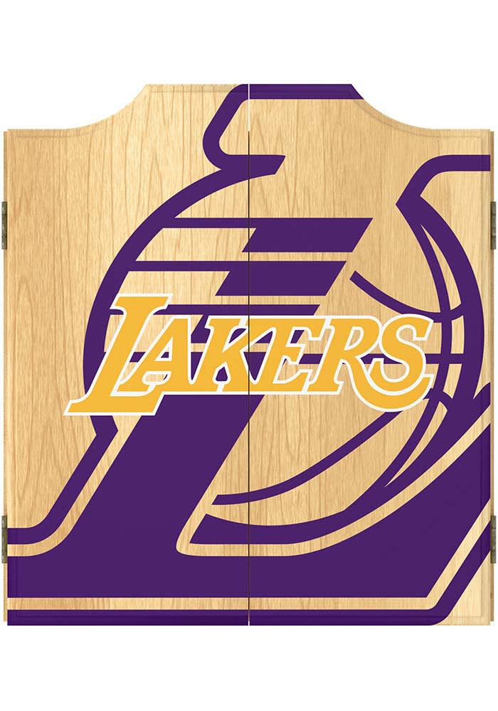 Los Angeles Lakers BLUE Logo Dart Board Cabinet - 87231015