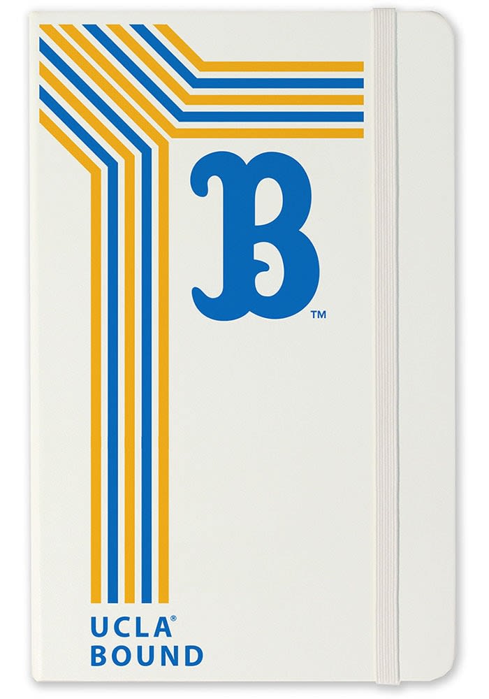 UCLA Bruins White School Bound team logo Notebook and Folder - 874450708