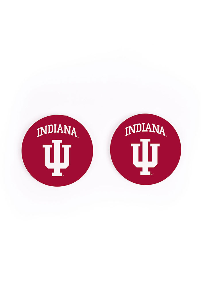Red Indiana Hoosiers 2 Pack Team Car Coaster - 8780020