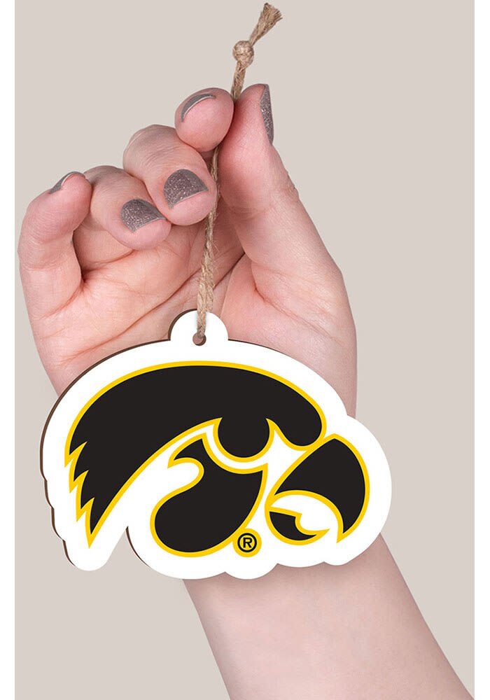 Iowa Hawkeyes BLACK Logo Ornament - 8780333