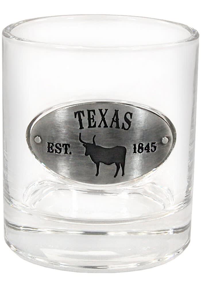 Texas CLEAR Whiskey Rock Glass - 8790095