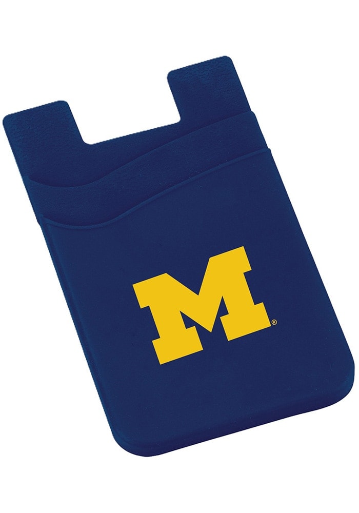 Michigan Wolverines NAVY Dual Pocket Phone Wallets - 8840770