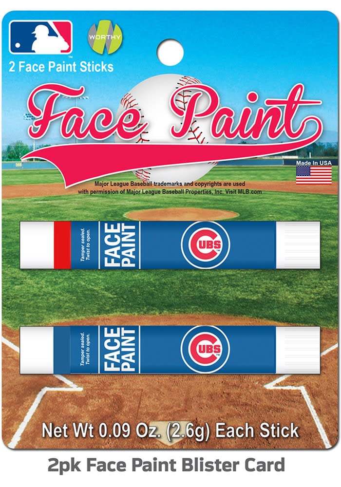 Chicago Cubs BLUE/RED 2-Pack Face Paint - 88490179
