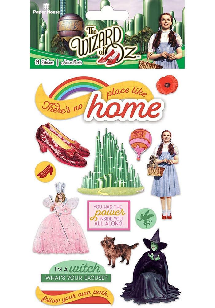 Wizard of Oz Souvenir | Wizard of Oz Stickers GREEN Dimensional - 88550002