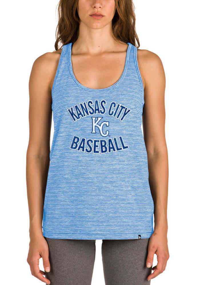 Kansas City Royals New Era Womens LIGHT BLUE Rayon Tank Top - 88885515