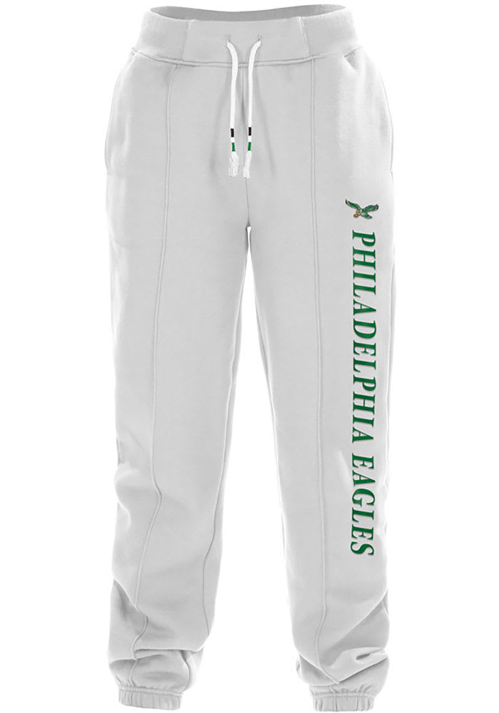 Philadelphia Eagles New Era Womens WHITE Jogging Sweatpants - 88886440