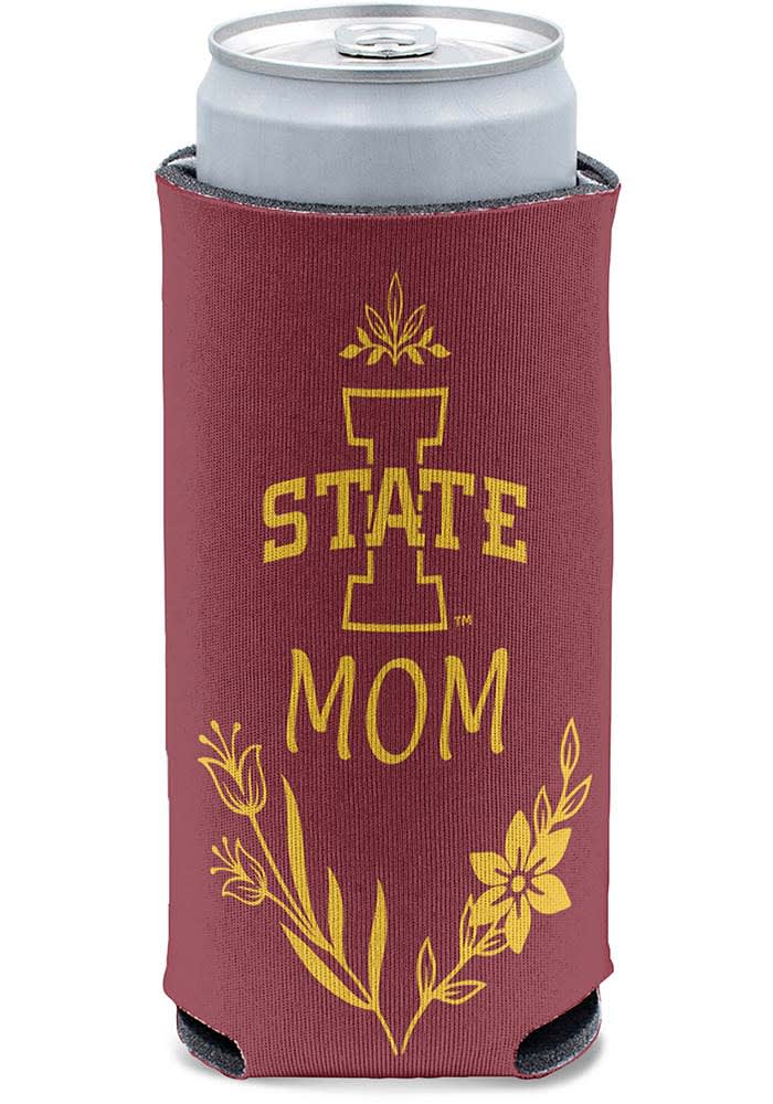 Iowa State Cyclones CARDINAL Mom Floral Slim Coolie - 8914157