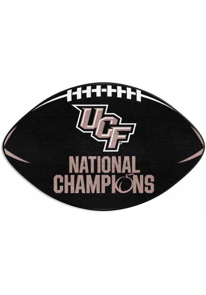 UCF Knights Football Logo Interior Rug BLACK - 895878947