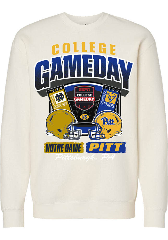 Something Inked Pitt Panthers Mens IVORY Football College Gameday vs ...