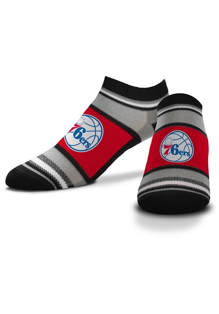 Philadelphia 76ers BLUE Marquis Addition Mens No Show Socks - 90292023