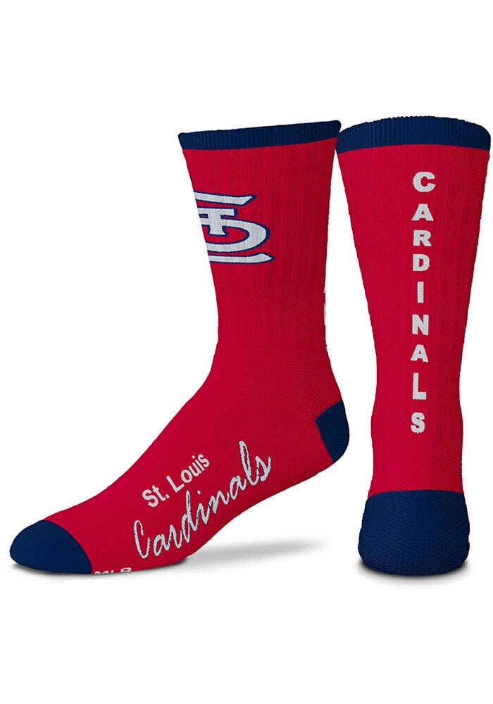 St Louis Cardinals Red Old Skool Mens Crew Socks - 90292033