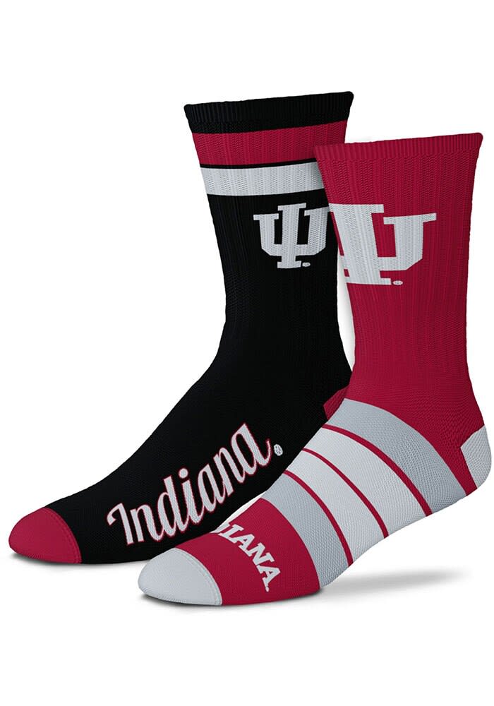 Indiana Hoosiers Red Duo 2 Pack Mens Crew Socks - 90292822