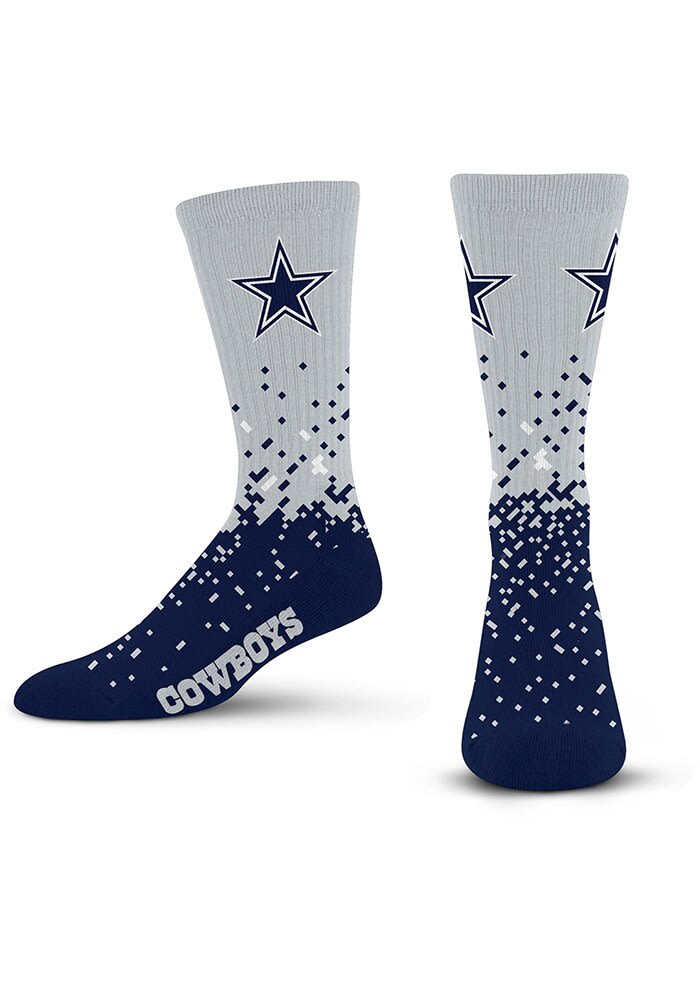 Dallas Cowboys Blue Spray Zone Youth Crew Socks - 90293571