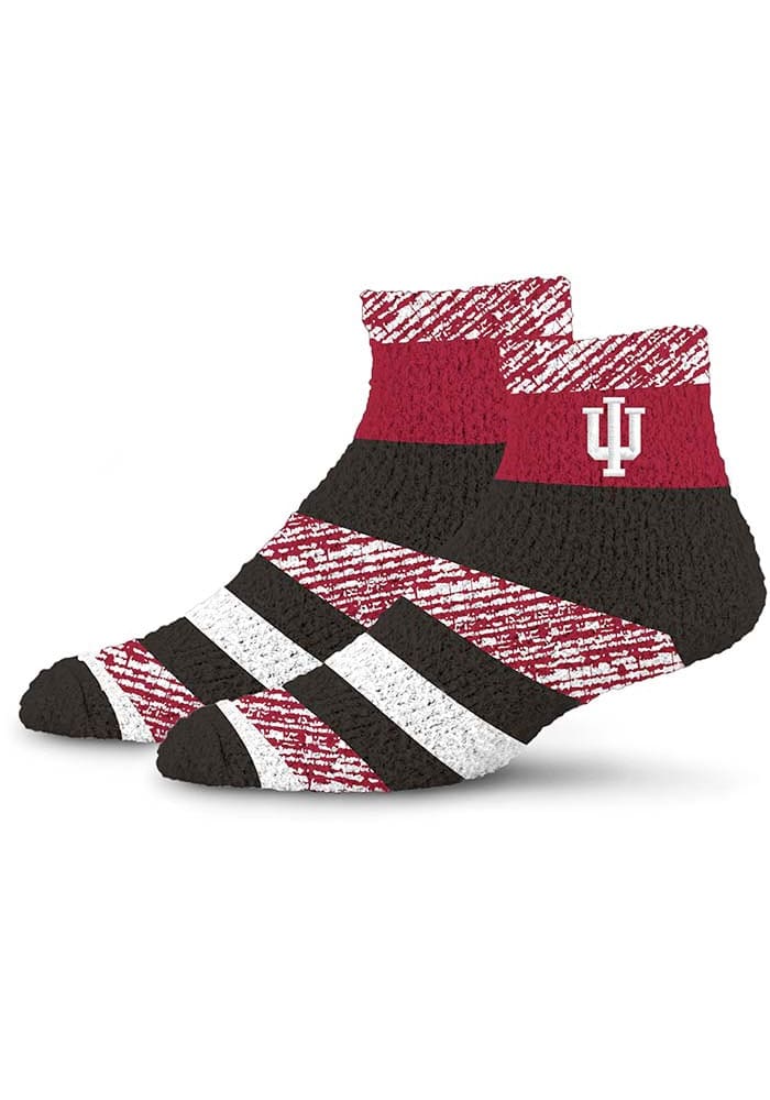 Red Rainbow RMC Indiana Hoosiers Womens Quarter Socks - 90293962