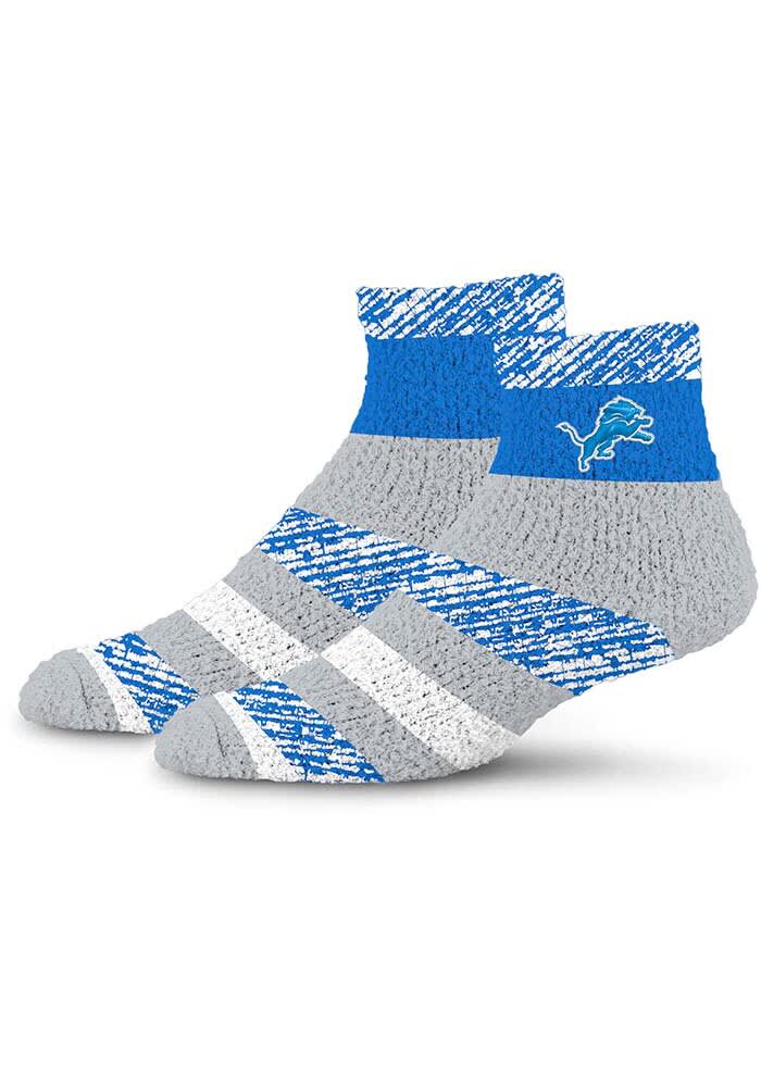 Detroit Lions BLUE Rainbow RMC Womens Quarter Socks - 90294001