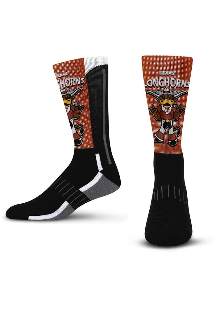 Texas Longhorns Mascot Fever Mens Crew Socks - 90294367