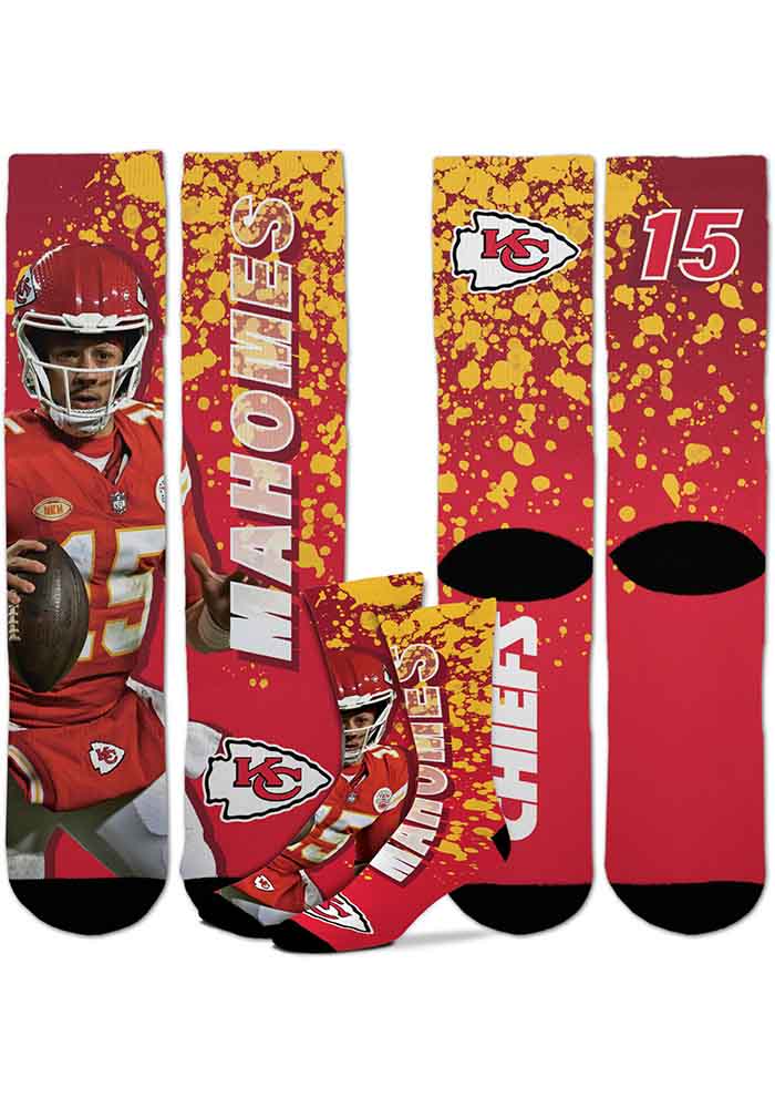 Kansas City Chiefs RED Road Warrior Mens Crew Socks - 90294412
