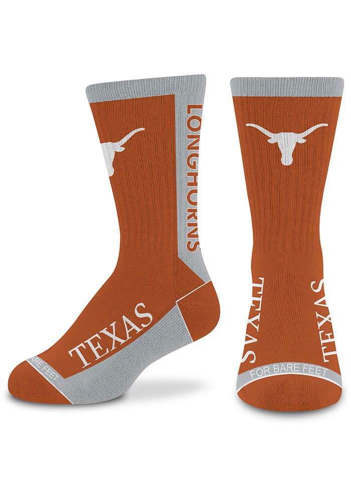 Texas Longhorns 577 MVP Youth Crew Socks - 90294859