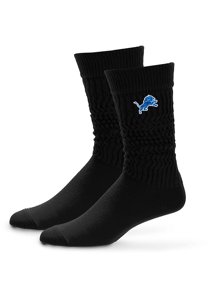 Detroit Lions BLUE 138 Mello Slouch Womens Quarter Socks - 90294935