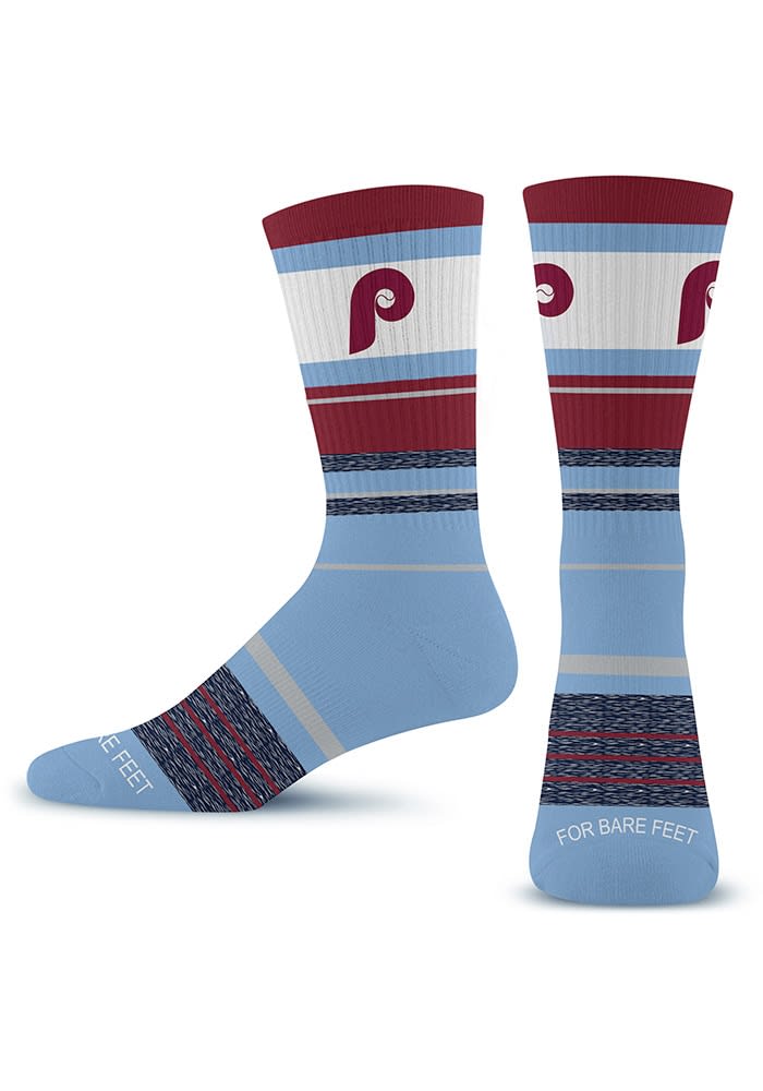 Philadelphia Phillies LIGHT BLUE 677 Friday Mens Dress Socks - 90294995