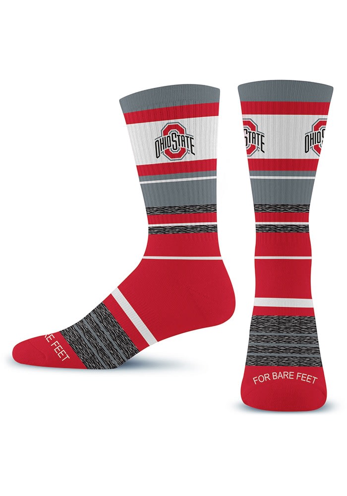 BLACK 677 Friday Ohio State Buckeyes Mens Dress Socks - 90295178