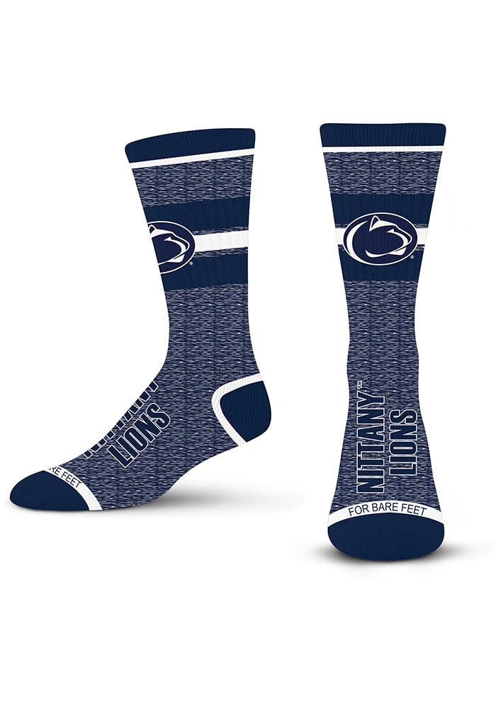 Penn State Nittany Lions BLUE 504 Mar Spotlight Mens Crew Socks - 90295334