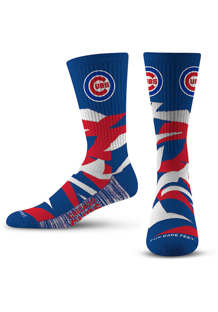 Chicago Cubs BLUE Breakout Mens Crew Socks - 90295495