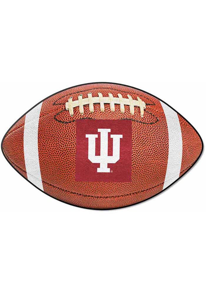 Indiana Hoosiers Football Logo Interior Rug BROWN - 904870177
