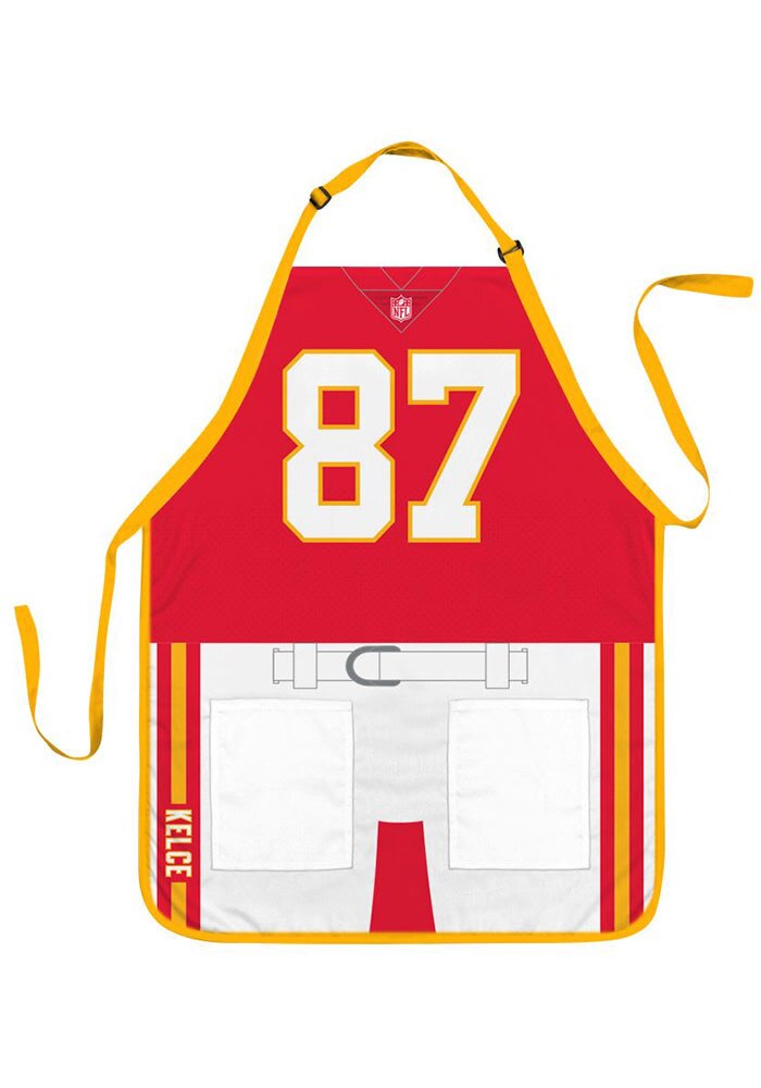 Kansas City Chiefs BBQ | Kansas City Chiefs Apron RED Jersey - 9060352