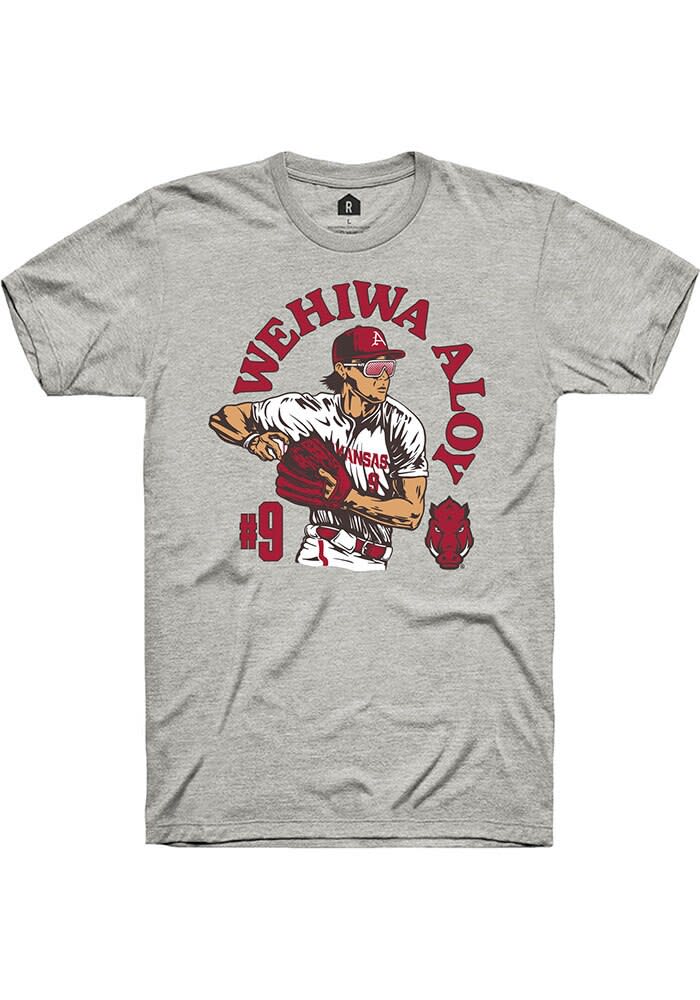 Wehiwa Aloy Arkansas Razorbacks Rally ASH NIL Caricature Short Sleeve T ...