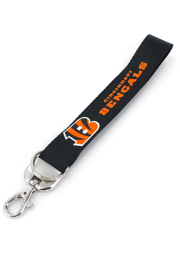 Cincinnati Bengals ORANGE Delux Wristlet Keychain - 9122720
