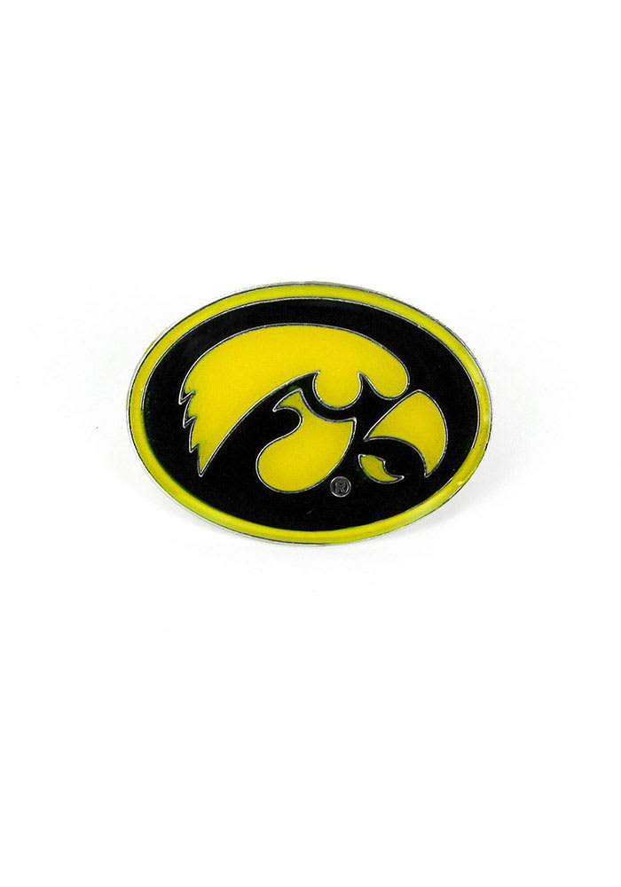 Iowa Hawkeyes YELLOW Team Logo Design Souvenir Pin - 9122929